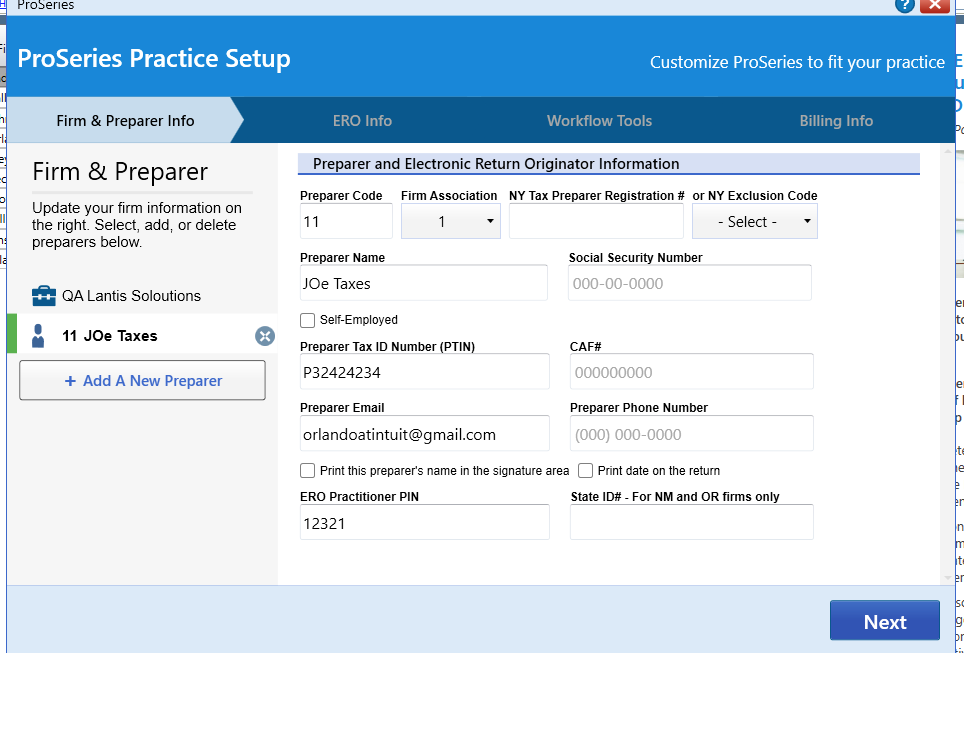 preparer code - Intuit Accountants Community