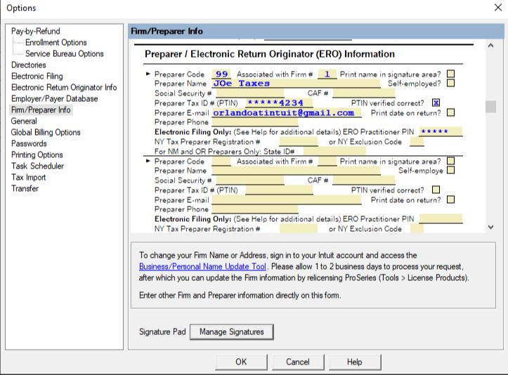 preparer code - Intuit Accountants Community