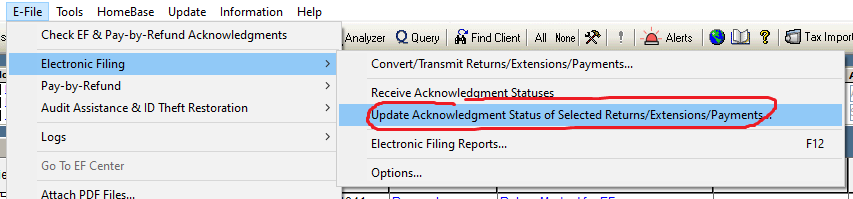 Answered: How do I check to see if individual client was really eFiled ...