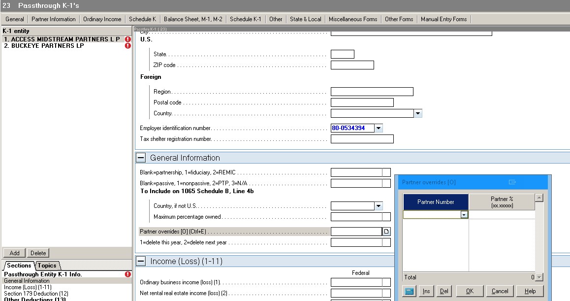 Answered: Specially Allocate Pass-Through Excess Business Interest from ...