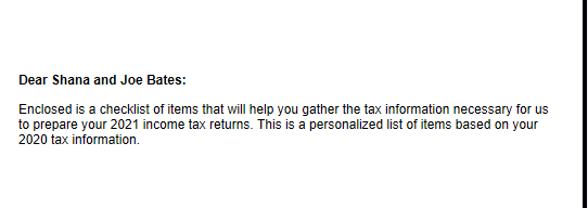 Client Check List - Intuit Accountants Community