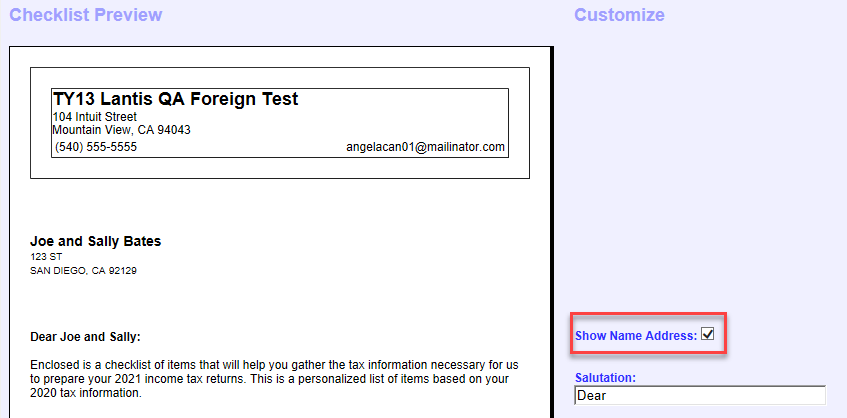 Client Check List - Intuit Accountants Community