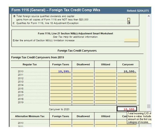 Answered: Why does my Form 1116 revert back to a Passive Category ...