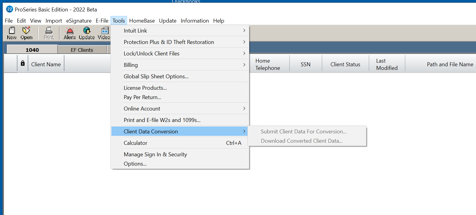 Answered: How to convert data from ATX to ProSeries "BASIC" - Intuit ...