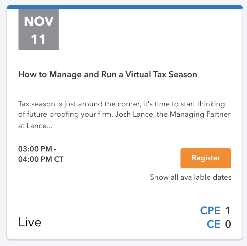 How to Manage and Run a Virtual Tax Season - Intuit Accountants Community