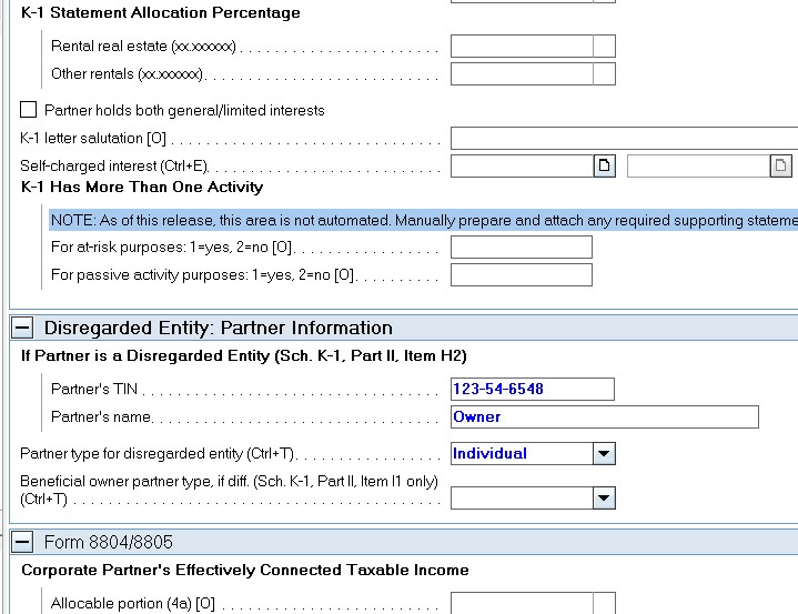 Answered: Pass Through Entity Tax - Partner Type Disregarded Entity ...