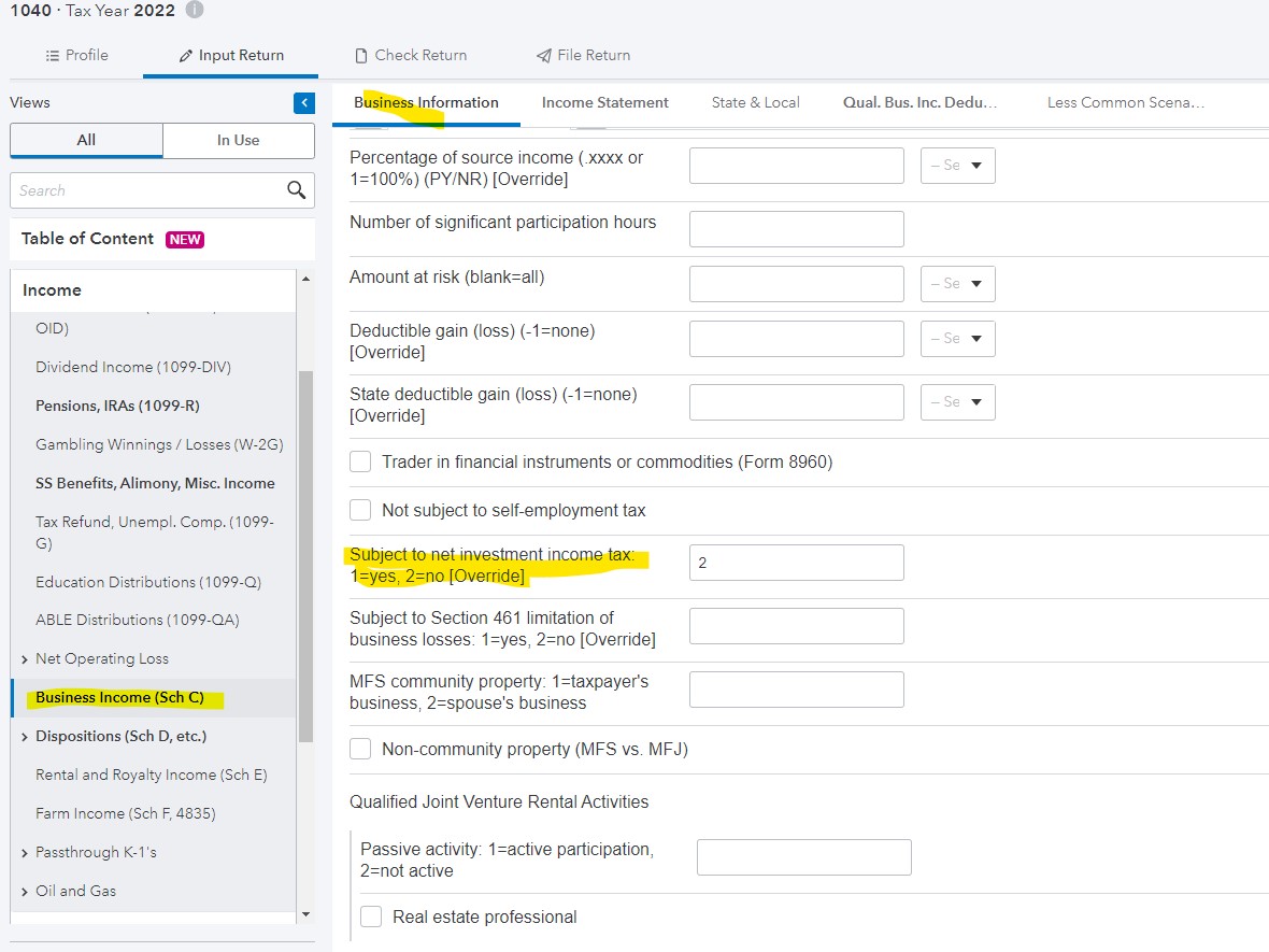 A federal return was rejected due to processing error on Form 8960. Net ...