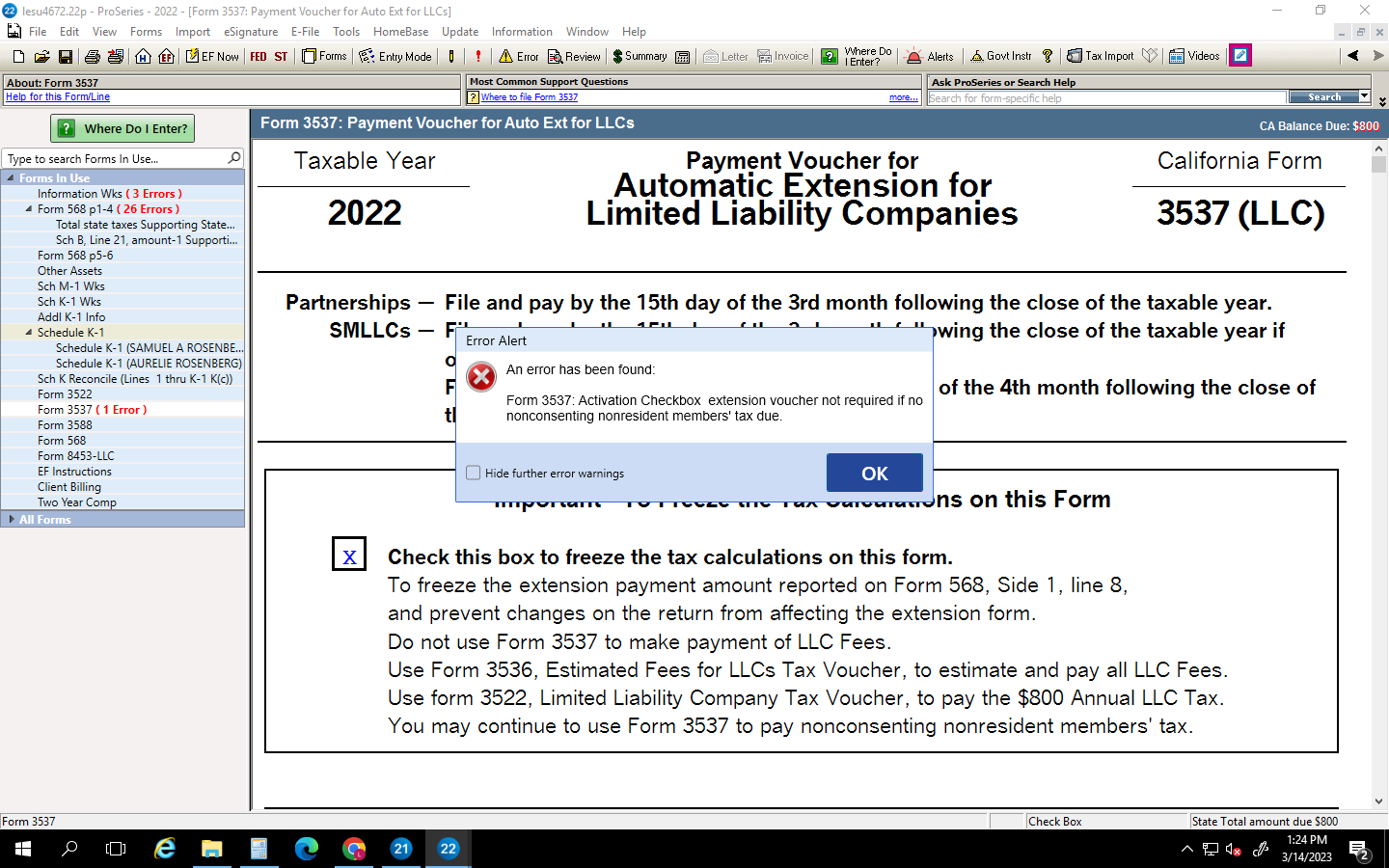 CA LLC Extension - Intuit Accountants Community