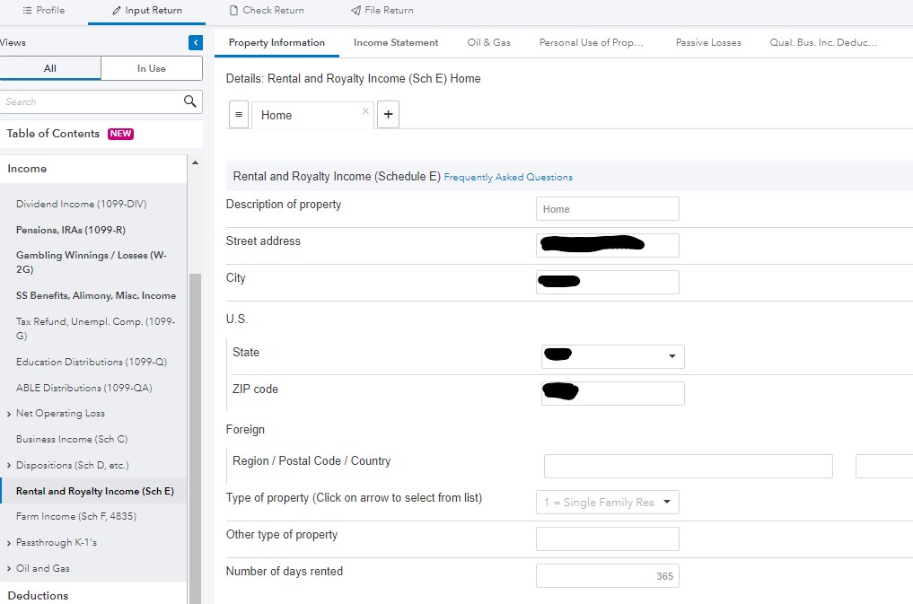 How to get depreciation to flow through to SCH E? - Intuit Accountants ...