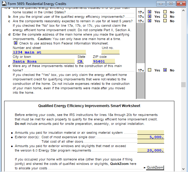 Answered: FORM 5695 - Intuit Accountants Community