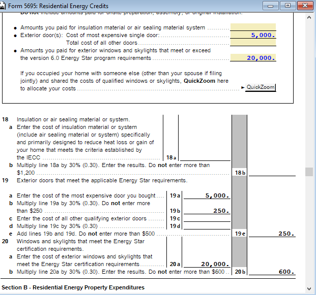 Answered: FORM 5695 - Intuit Accountants Community