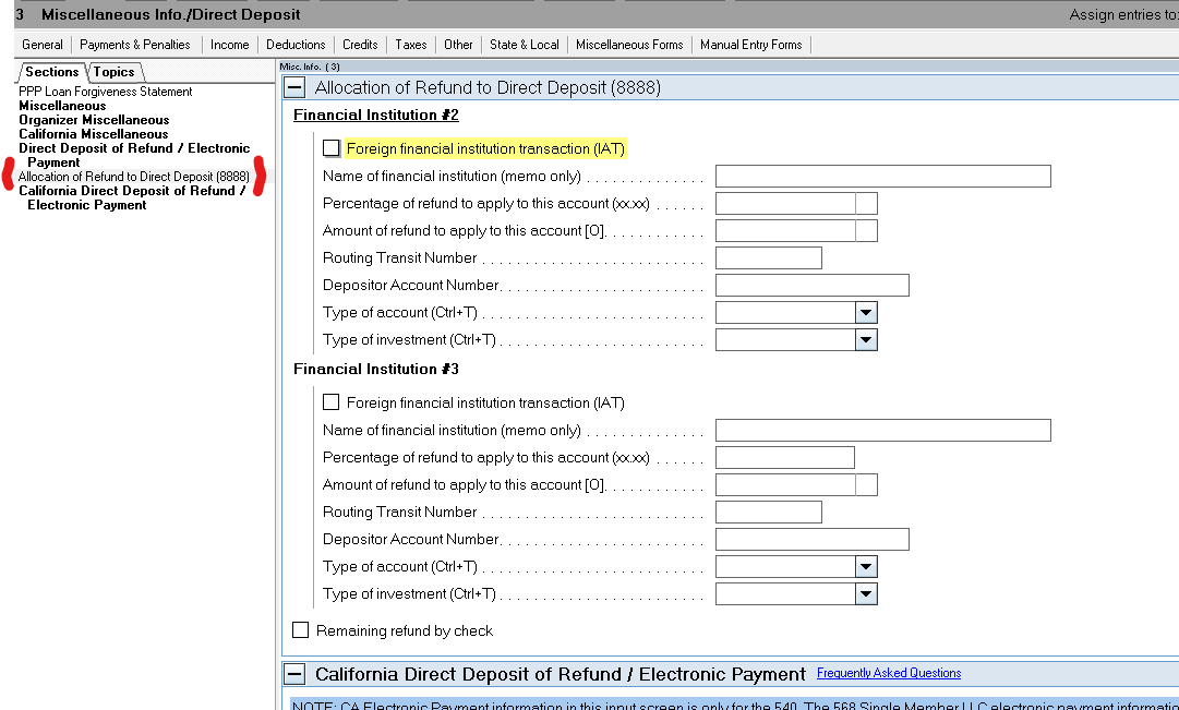 input for form 8888 - Intuit Accountants Community