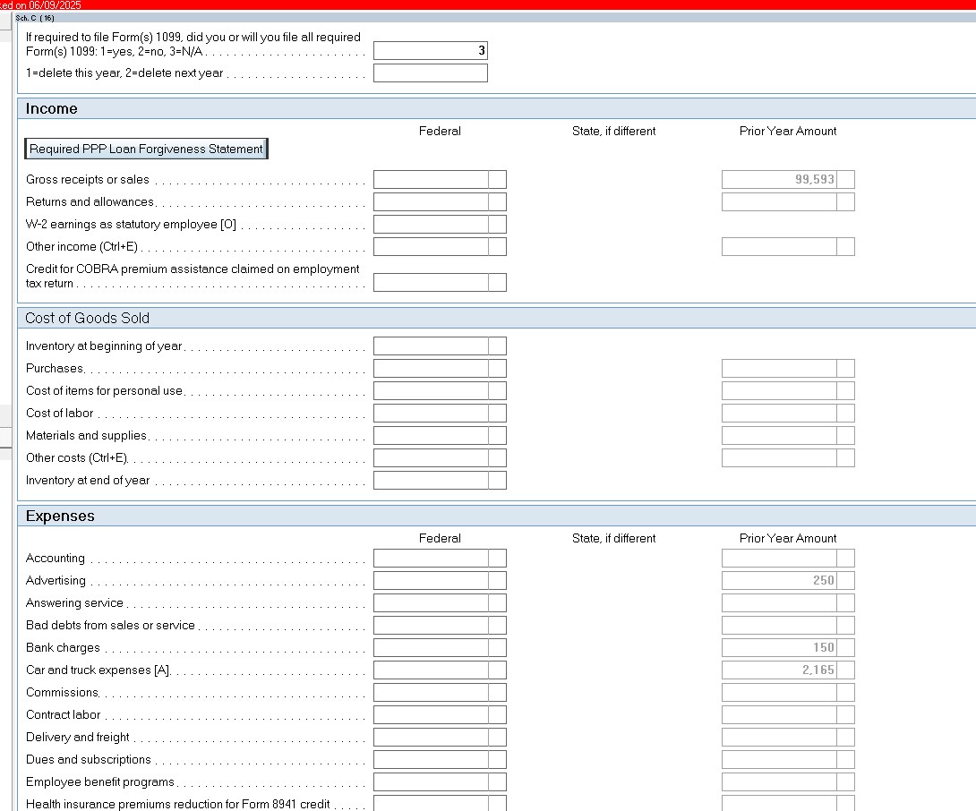 View Prior-Year Data Entry - Intuit Accountants Community