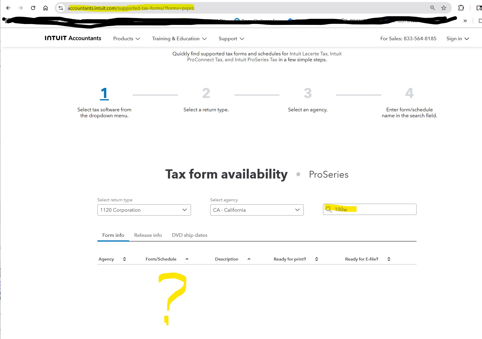 Urgent help request：How can I generate Form 100W with ProSeries ...