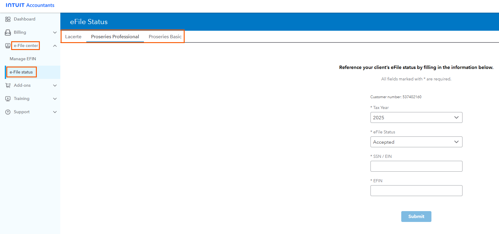 Efile Status Website - Intuit Accountants Community